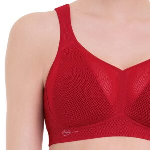 Anita Women's Active Air Control Wire Free Sports Bra, 5544, Lipstick, 36F