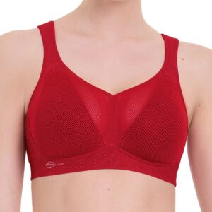 anita women's active air control wire free sports bra, 5544, lipstick, 36f