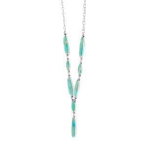 Silpada 'Your Blue Lagoon' Sterling Silver Turquoise Necklace, 18" + 2"