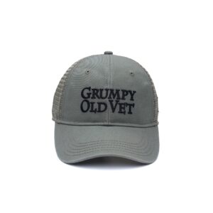 grunt style grumpy old vet hat (green, one size)