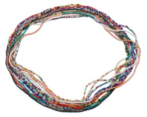 richrain bulk wholesale waist beads body chain african belly jewelry for women (100pcs mixed)