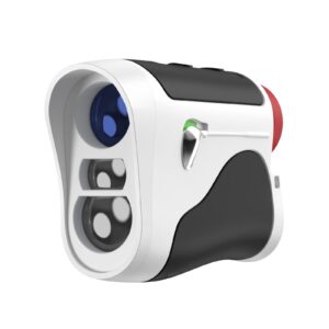 aquilapro g4pro golf rangefinder with slope, slope switch for golf tournament legal, 650 yards max distance range, 0.5 yard accuracy, 6x magnification, flagpole lock with pulse vibration…