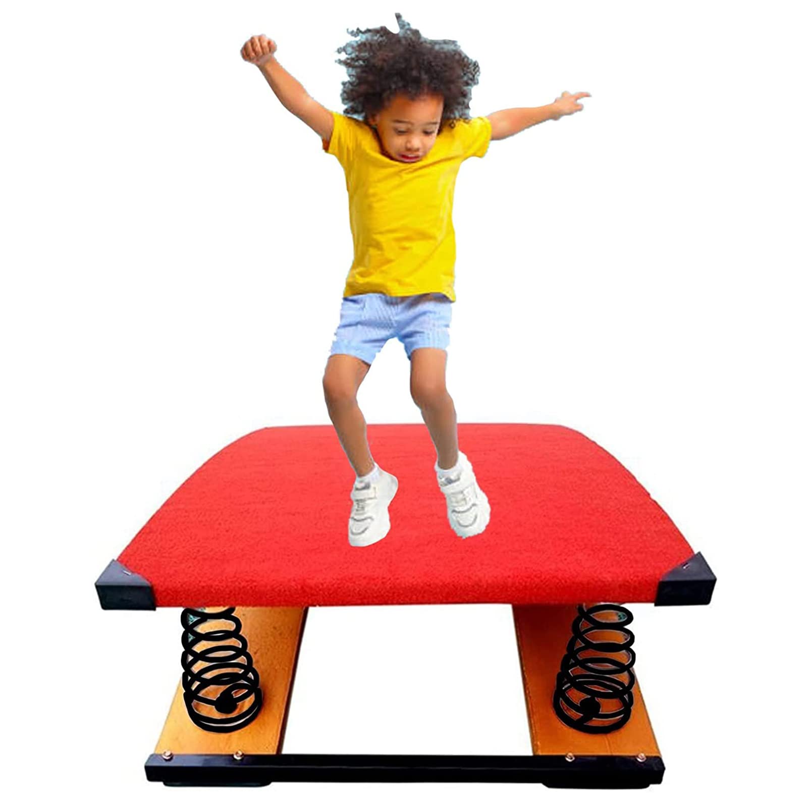 BIBOYA Gymnastics Springboard Vault Gymnastics Springboard for Kids, No Deformation Thickened Sport Equipment for School Training/Home, a Ramp for Kid's Toy Trucks