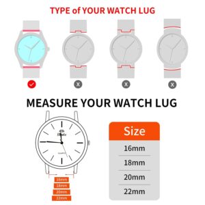 GEZHUCAO Smartwatch Bands (21MM, SILVER)