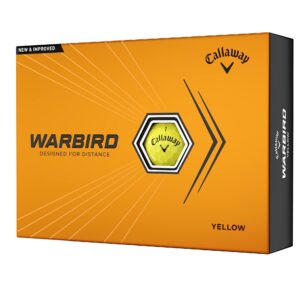 Callaway Warbird Golf Balls (2023 Version, Yellow)