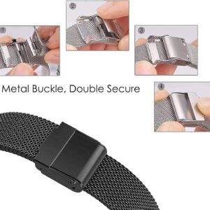 GEZHUCAO Smartwatch Bands (21MM, SILVER)