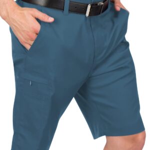 Cargo Golf Shorts for Men - Dry Fit, Large Pockets, Lightweight, Moisture Wicking, 4-Way Stretch