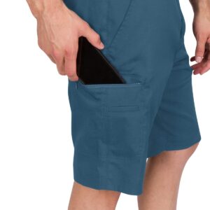 Cargo Golf Shorts for Men - Dry Fit, Large Pockets, Lightweight, Moisture Wicking, 4-Way Stretch