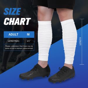 Century Star Football Socks Calf Compression Sleeves for Men Running Sports Football Socks Backplat Football Accessories Scrunch ed Socks Football Soccer Socks Men Red M