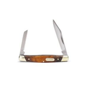 Buck Knives 375 Deuce 2-Blade Folding Pocket Knife with Wood Handle