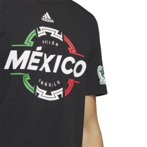 adidas Men's Mexico Ball Tee (Black, Large)