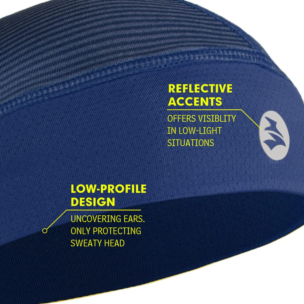 Low-Profile Cooling Helmet/Hard hat Liner, Stretch Working Cap, Summer Sweat Wicking Skull Cap, Running Beanie Sun Protection