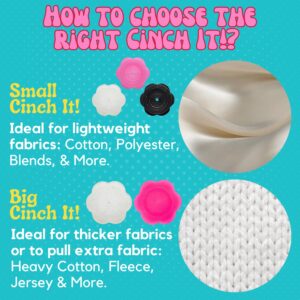 Cinch it! Dress Clips for Back Cinch and Waist for Dresses, Skirts, Shirts and Shawls. These Hidden Clothes Clips Better Than Ugly Metal Clasps for Clothing to Alter The fit for Women