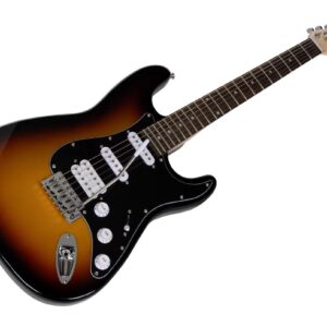 Monoprice 6 String Solid-Body Electric Guitar, Right (610036), Sunburst