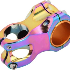 ZECHAO Bike Handlebar Stem,31.8‑35x50mm Colorful Bike Handlebar Stem for Road Bike Mountain Bike Bike Cycling Short Riser Bike Stem