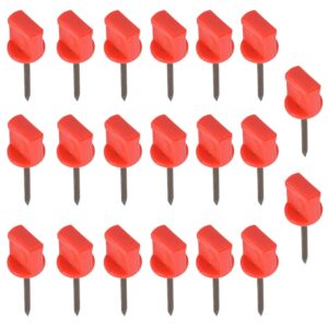 20pcs archery 2.5inch target face pins manganese steel target pins fix paper face foam straw targets