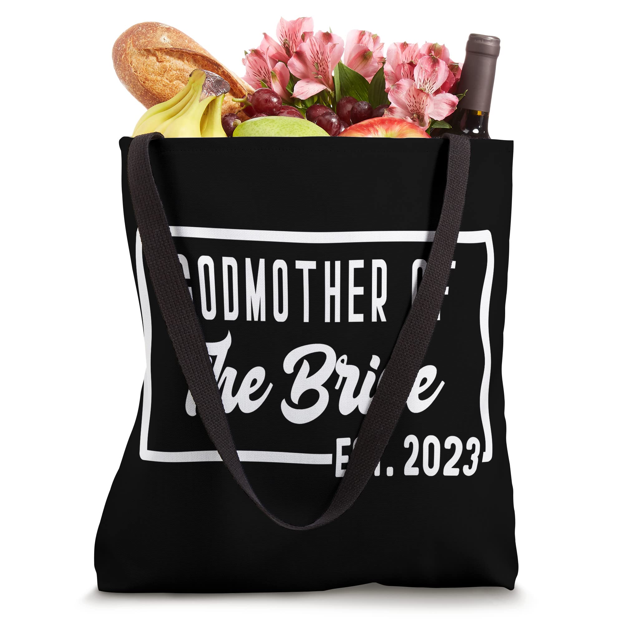 Godmother of the Bride Est 2023 Established Hen Party Do Tote Bag