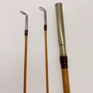 New Bamboo Fly Rod with Nickel Silver Downlocked Reelseat and Agate Strip Guide. (8'0" #6)