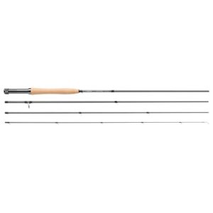 greys lance 9' 5wt fly fishing rod, 4-piece intermediate modulus carbon blank, anodised alloy reel seat, aaa cork handle