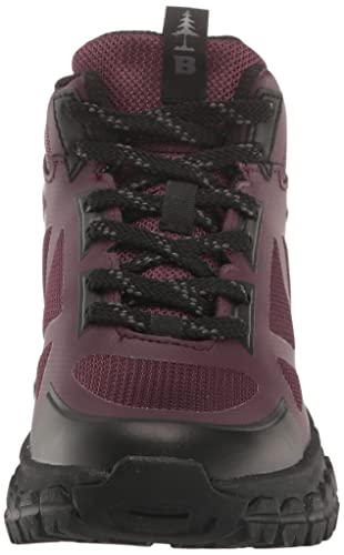 BASS OUTDOOR Women's Peak Seamless Hiker Mid Hiking Boot, FIG, 9