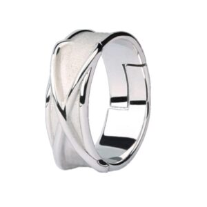 Anime Super Black GK Time 925 Sterling Silver Finger Ring Earring Fashion US 5,6,7