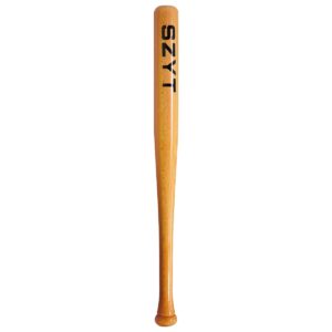 szyt 33 inch wood baseball bat self-defense softball bat home defense lightweight yellow