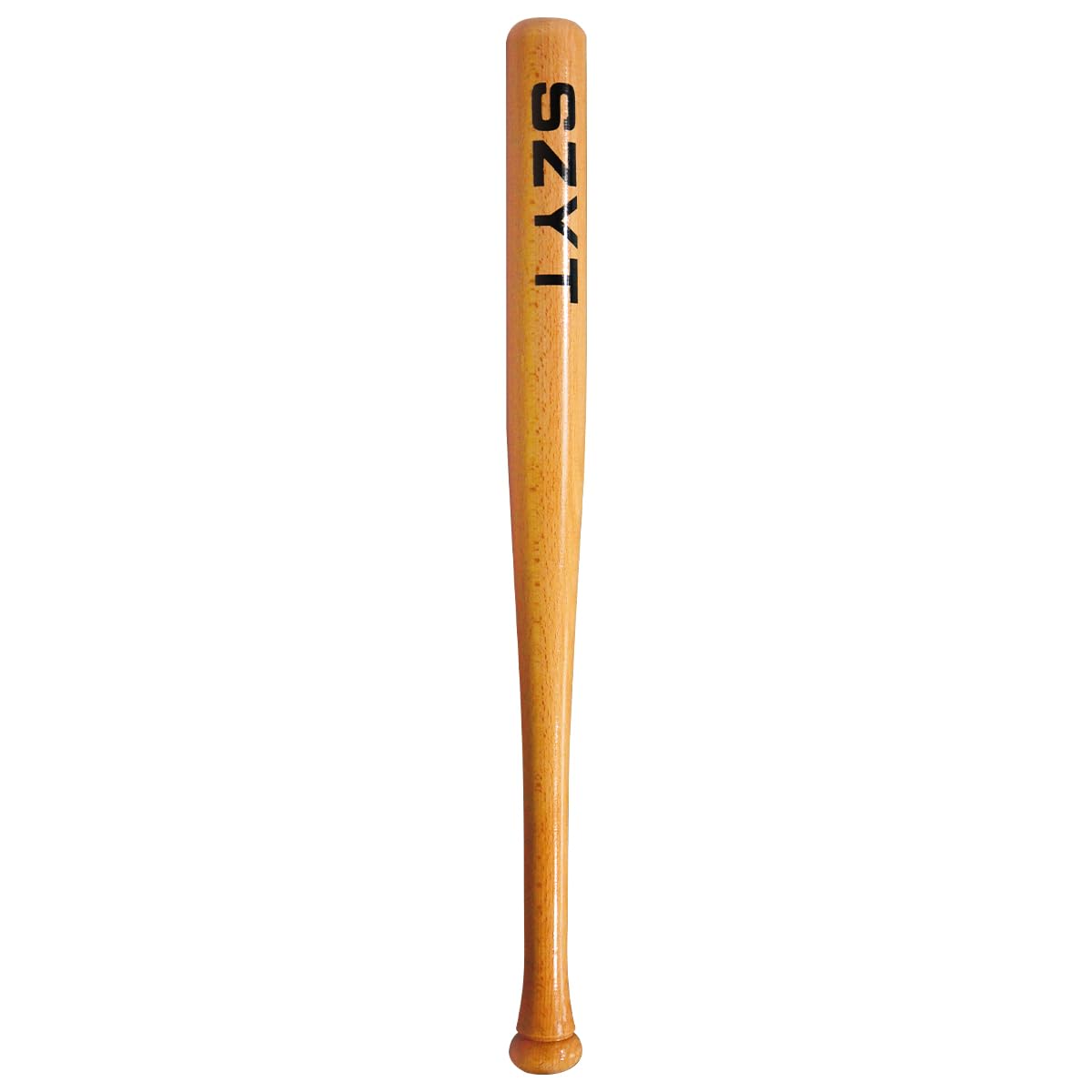 SZYT 33 inch Wood Baseball Bat Self-Defense Softball Bat Home Defense Lightweight Yellow