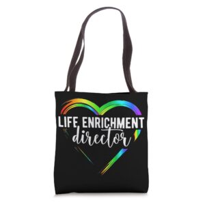 life enrichment activity director activity coordinator tote bag