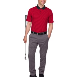 Three Sixty Six Quick Dry Golf Shirts for Men - Moisture Wicking Short-Sleeve Casual Polo Shirt