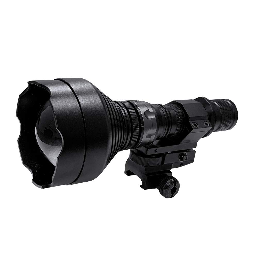 ATN X-Sight LTV 5-15x Day Night Hunting Rifle Scope, Black & IR850 Supernova Infrared Illuminator for hunting, law enforcement,Military use, includes IR Illuminator, Easy rail mounting system