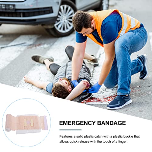 GAFOKI Elastic Bandages Aid Hiking Fitness Injury Bandage Pressure Tape Dressing Control for Camping Hemostatic First Supplies Sports Tourniquet Emergency Cm Outdoor H Bleed Wound Gauze Tape