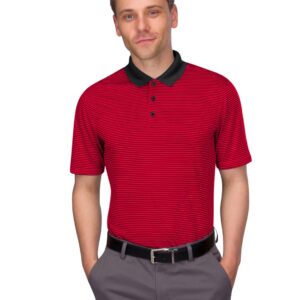 Three Sixty Six Quick Dry Golf Shirts for Men - Moisture Wicking Short-Sleeve Casual Polo Shirt