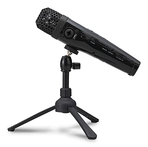 Zoom M4 MicTrak with 32-Bit Float, 4-Tracks, 2 XLR/TRS inputs, X/Y Mic Capsule, Timecode, Normalization, On-Board Monitoring, Battery Powered, Audio Interface, For Musicians, Podcasters, Videographers