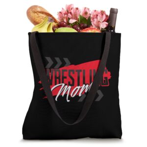 Funny Wrestling Mom Cute Love Fighting Wrestler Tote Bag