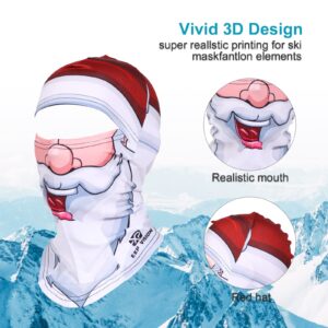 EXP VISION Ski Snowboard Goggles with Balaclava Ski Mask for Women Men and Younth, OTG Snow Goggle Anti Fog Winter Face Mask