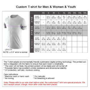 Custom Football City T-Shirt Personalized Short Sleeve Shirt Fan Gifts Add Name & Number Top Tee for Men Women Youth