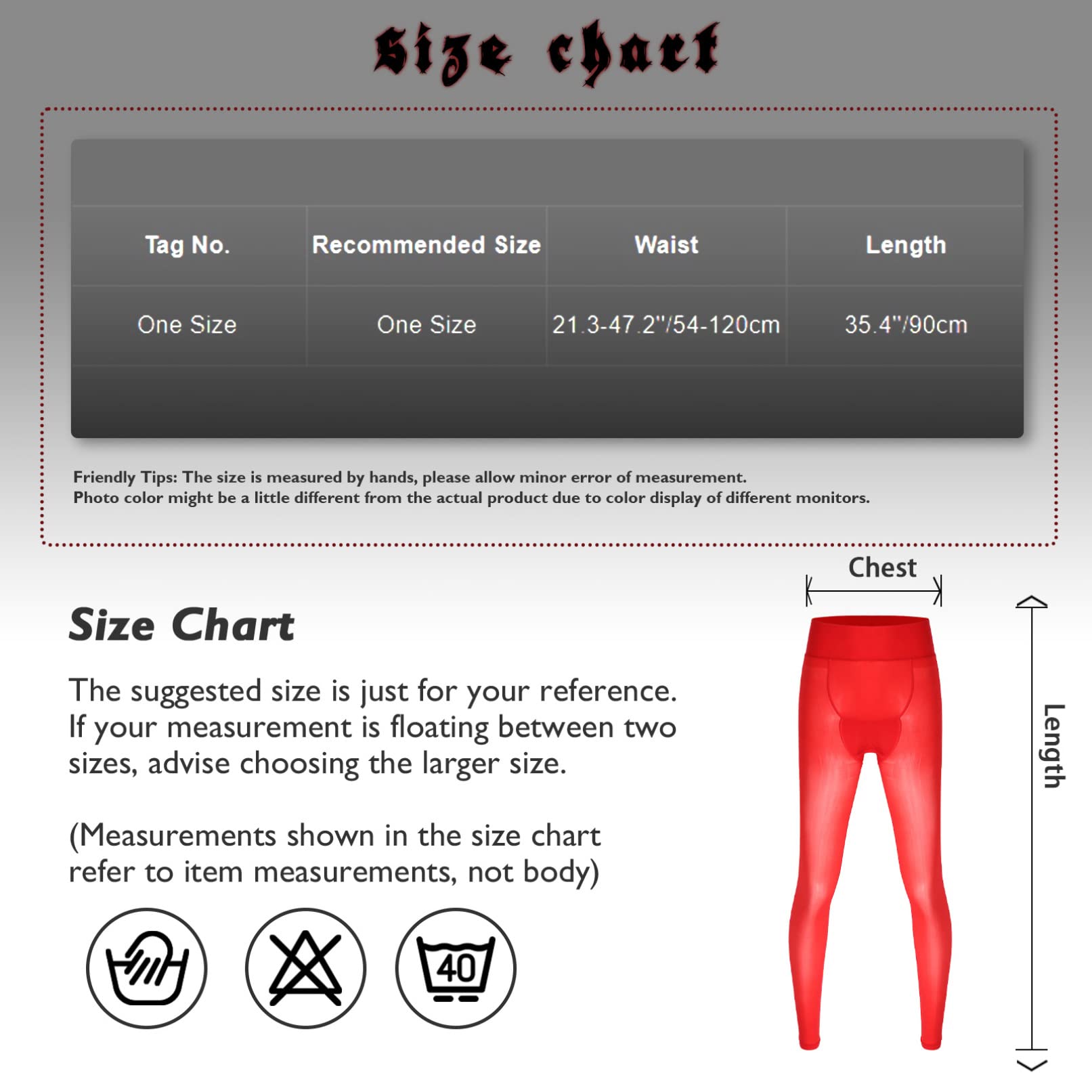 Jugaoge Men's Oily Glossy See Through Long Pants Slim Stretchy Leggings Tights Sissy Crossdresser Red One Size