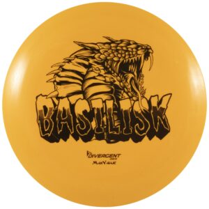 divergent discs basilisk long range disc golf driver in maxvalue plastic (orange)