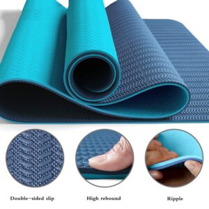 Yoga Mat Workout Mat For Home Yoga Mats For Women Fitness Mats For Exercise Thick Yoga Mat For Men Exercise Mat Yoga Mat Non Slip /941