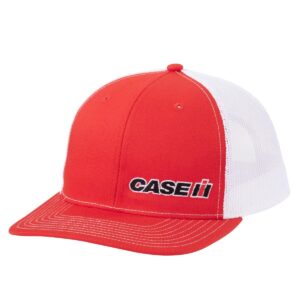 case ih red hat with white mesh back