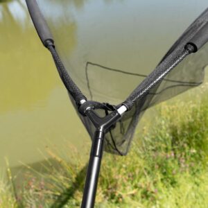 ATLAS 42 Inch Landing Net - Fishing Landing Net | 2-Part Carp Fishing Net | Carbon Handle Fishing Net | Long-Lasting Landing Net | Carp Fishing Accessories