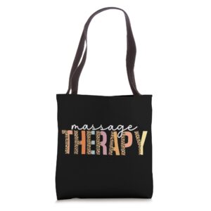 massage therapy for women work lmt massage therapist cute tote bag