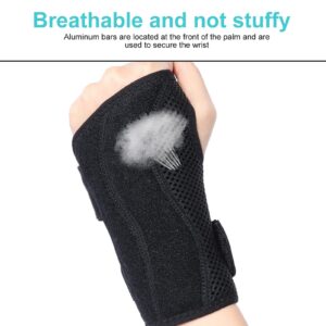 Milltrip Breathable Wrist Brace Hand Support Fracture Ligament Injury Arm Left(Left)