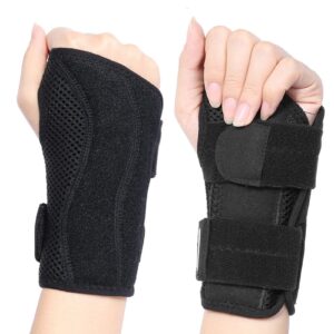 milltrip breathable wrist brace hand support fracture ligament injury arm left(left)