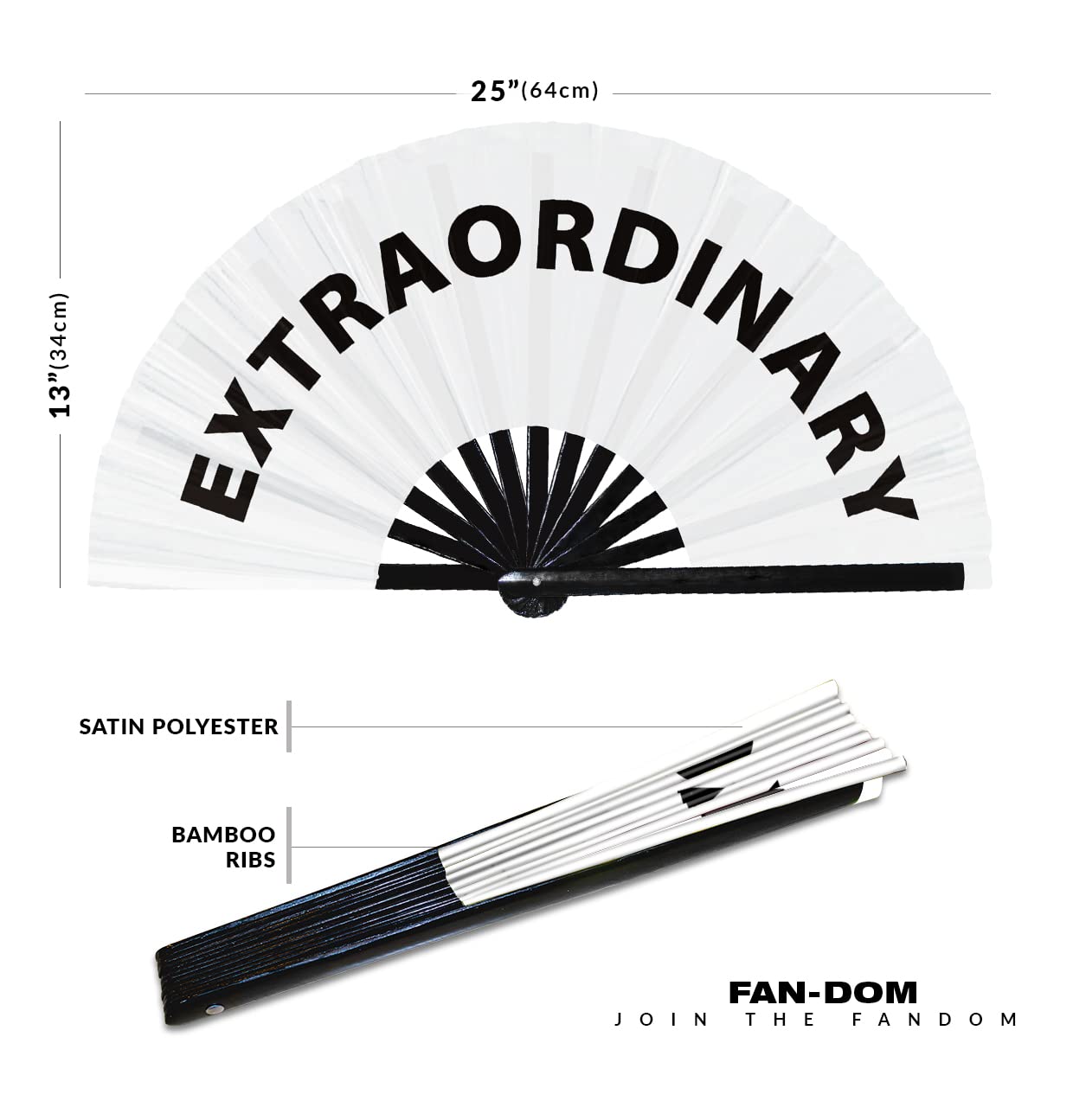 Extraordinary hand fan foldable bamboo circuit hand fan funny gag slang words expressions statement gifts Festival accessories Rave handheld Circuit event fan Clack fans (White)