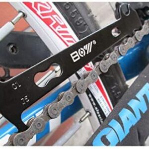 TAODAN Bicycle Chain Wear Indicator Stretched Chains Gauge Checking Tool Mountain Road Bike MTB Chains Measurement Ruler