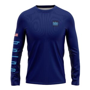 Made in USA Fishing Shirts for Men Long Sleeve Lightweight Dri Fit UPF 40+ Sun Protection Quick Dry Running Hiking Tshirts