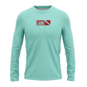 Made in USA Fishing Shirts for Men Long Sleeve Lightweight Dri Fit UPF 40+ Sun Protection Quick Dry Running Hiking Tshirts