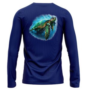 Made in USA Fishing Shirts for Men Long Sleeve Lightweight Dri Fit UPF 40+ Sun Protection Quick Dry Running Hiking Tshirts