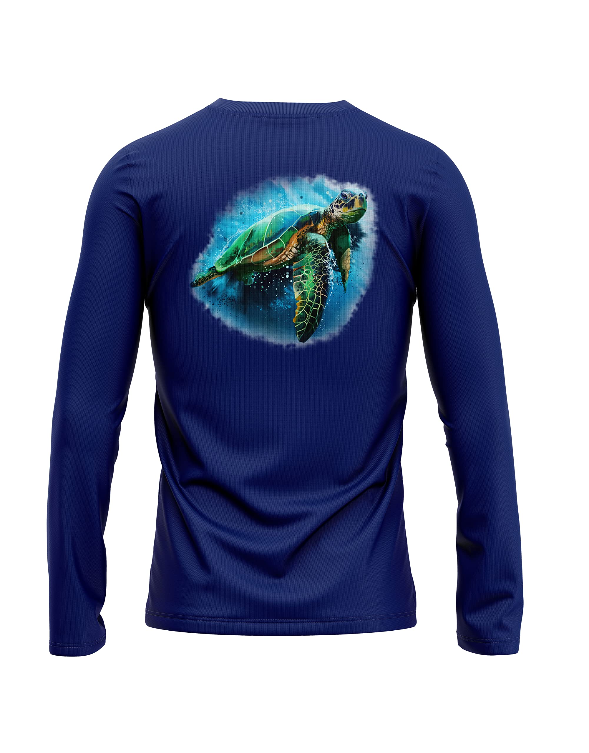 Made in USA Fishing Shirts for Men Long Sleeve Lightweight Dri Fit UPF 40+ Sun Protection Quick Dry Running Hiking Tshirts